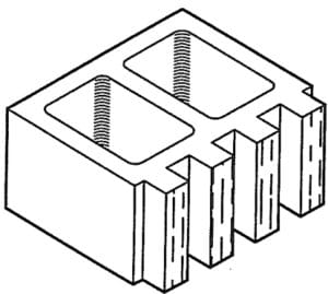 Fluted Rake Face Block - Fairbanks Materials Inc. (FMI)