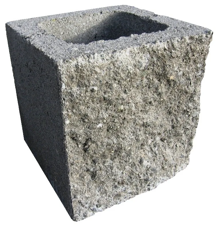 Split Face Block Weight 8 In. X 6 In. X 16 In. Terracotta Split Face