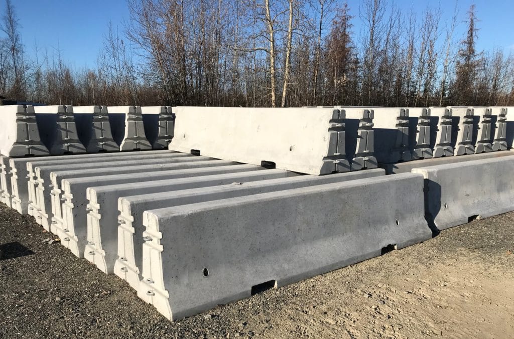 DOT Type "F" Barriers - Fairbanks Materials Inc. (FMI)